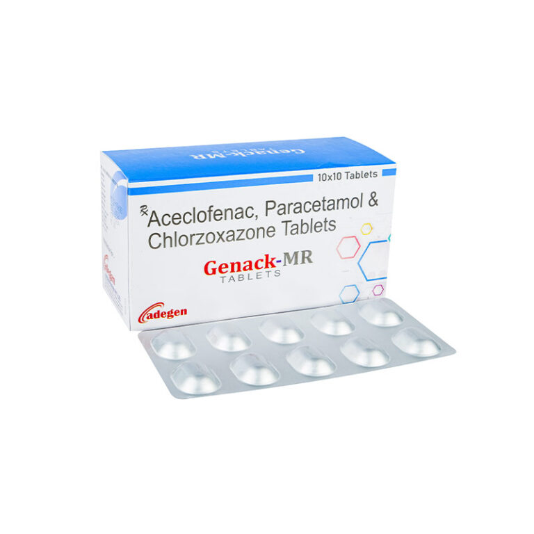 Aceclofenac, Paracetamol & Chlorzoxaxone Tablets Manufacturer | Supplier