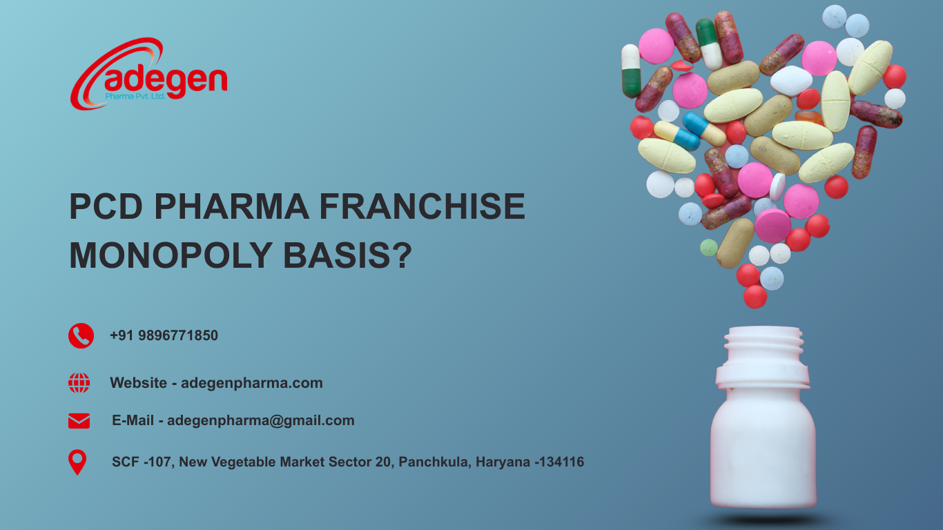 PCD Pharma Franchise Monopoly Basis | Adegen Pharma